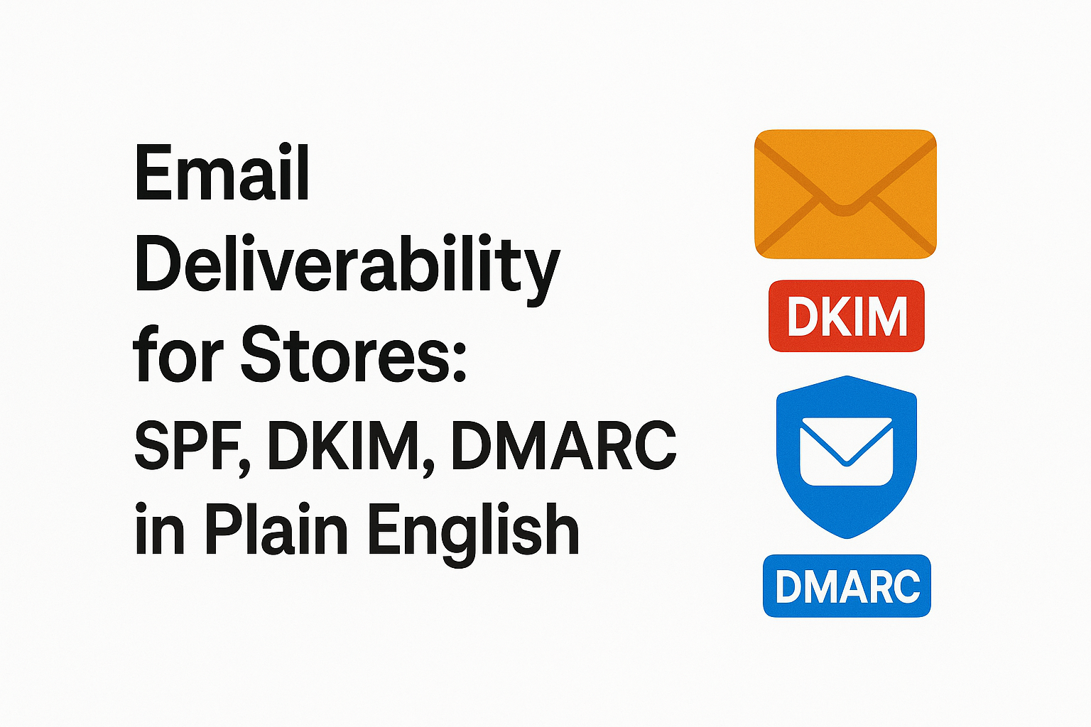 Email Deliverability for Stores: SPF, DKIM, DMARC in Plain English ...