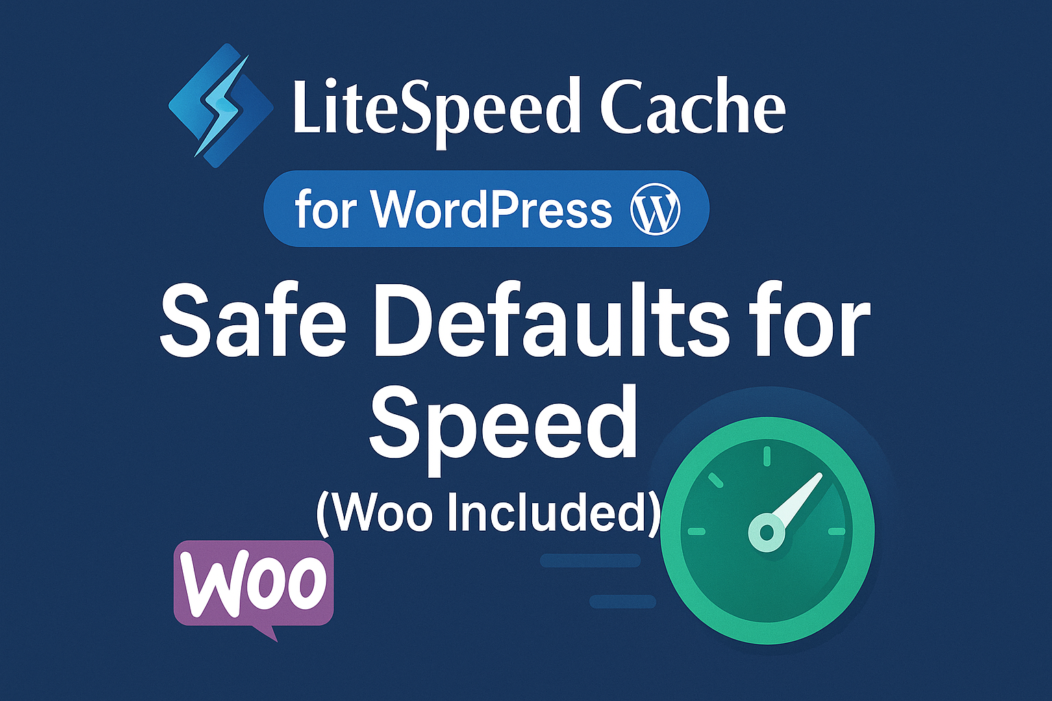 LiteSpeed Cache for WordPress: Safe Defaults for Speed (Woo Included)