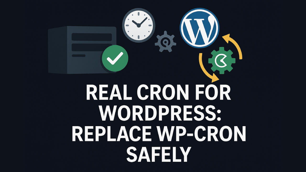 Real Cron for WordPress: Replace WP-Cron Safely (5 Minutes) - Pofii ...
